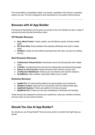 Create professional mobile apps for any device with AI App Builder ...