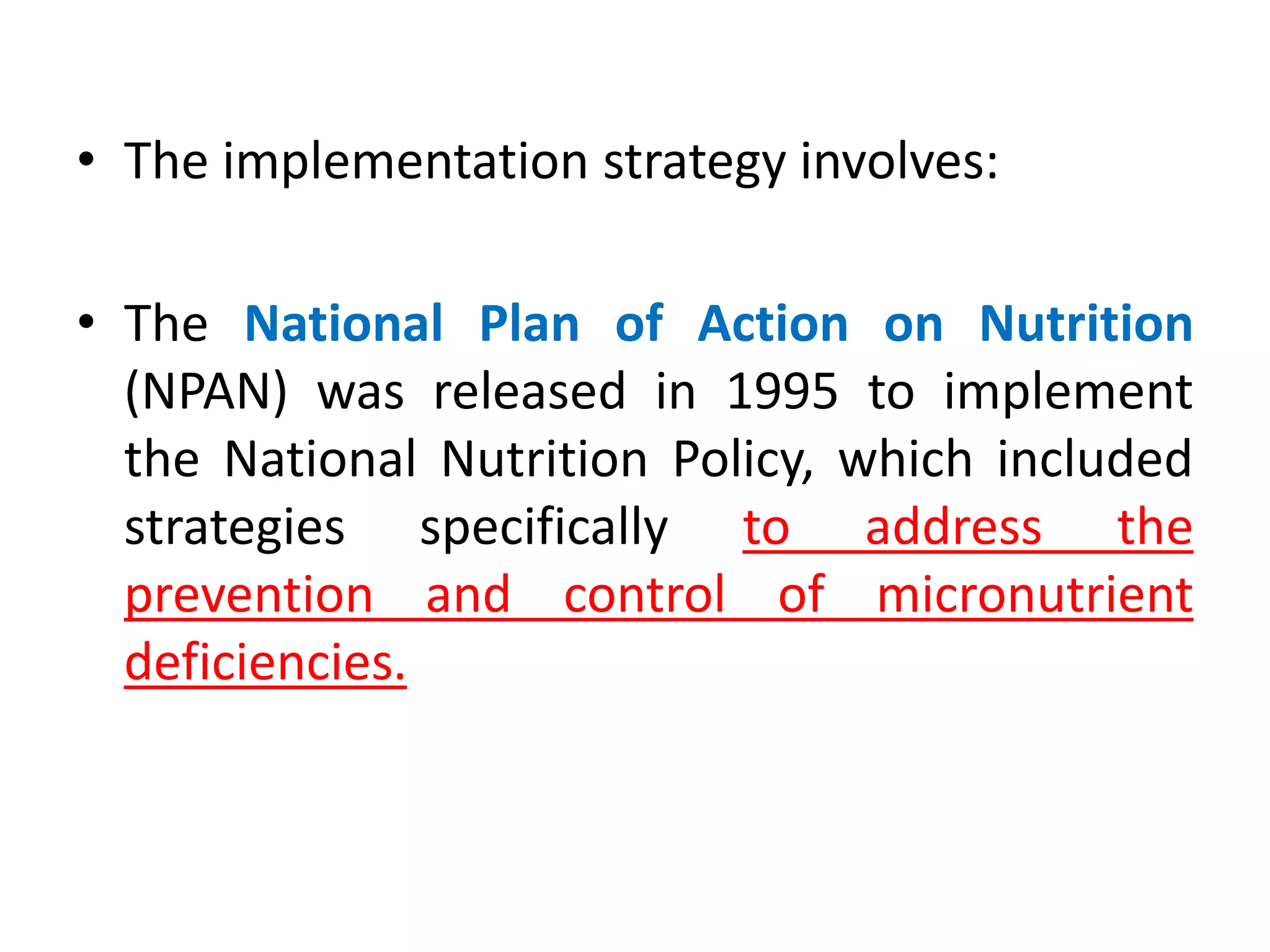National Nutrition Policy: Dr. Anuj | PPTX