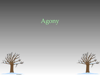 AGONY (Poem) | PPS