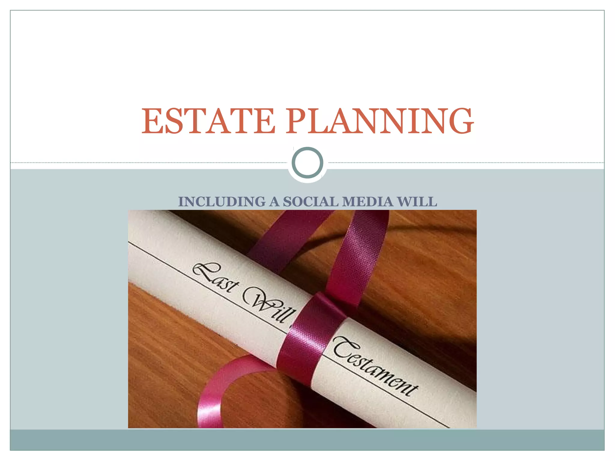 Estate planning | PPT
