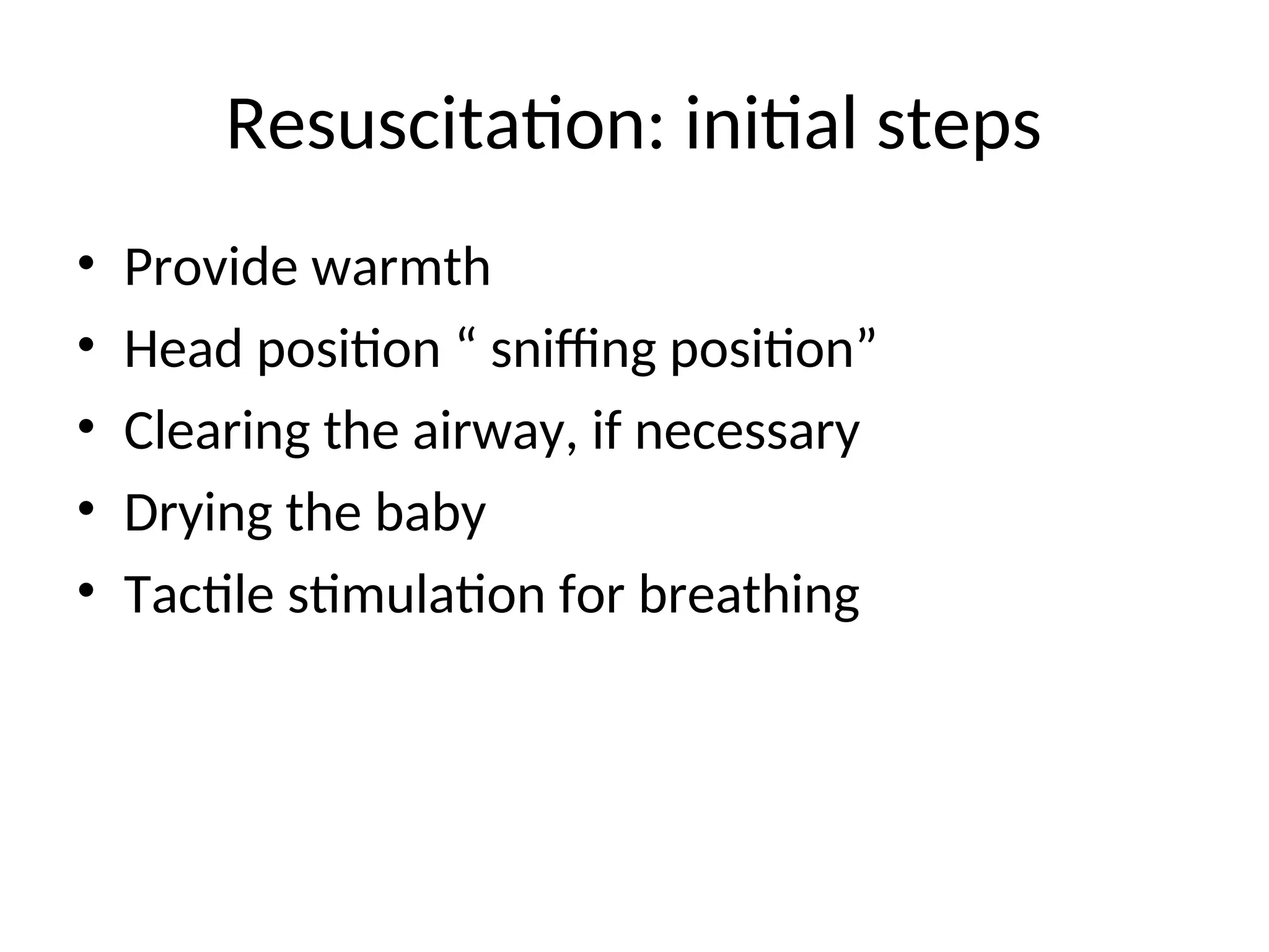 What is New in Neonatal Resuscitation .ppt