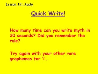 NNS spelling powerpoint Key Stage two summer | PPTX