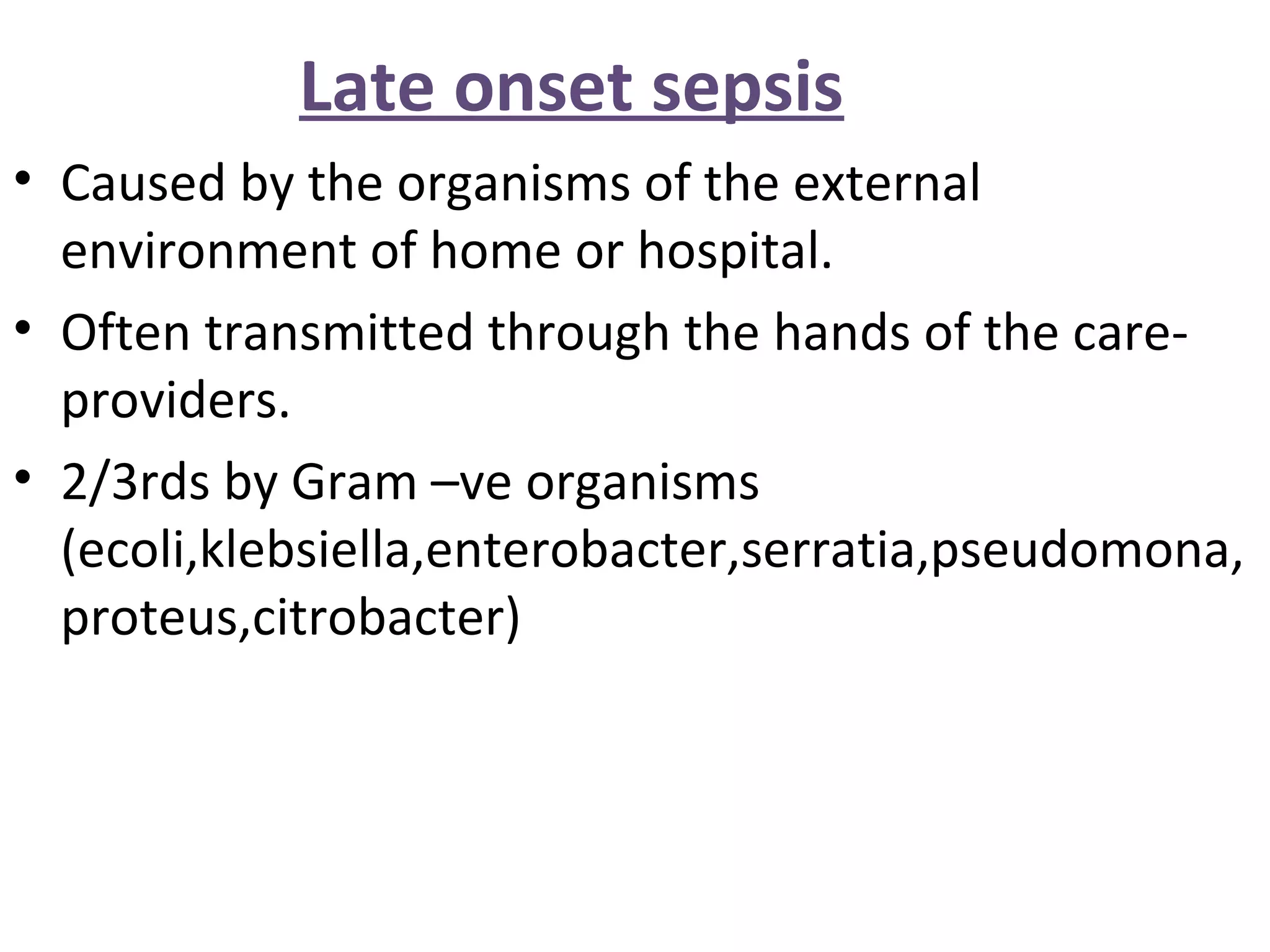 NEONATAL SEPSIS | PPT
