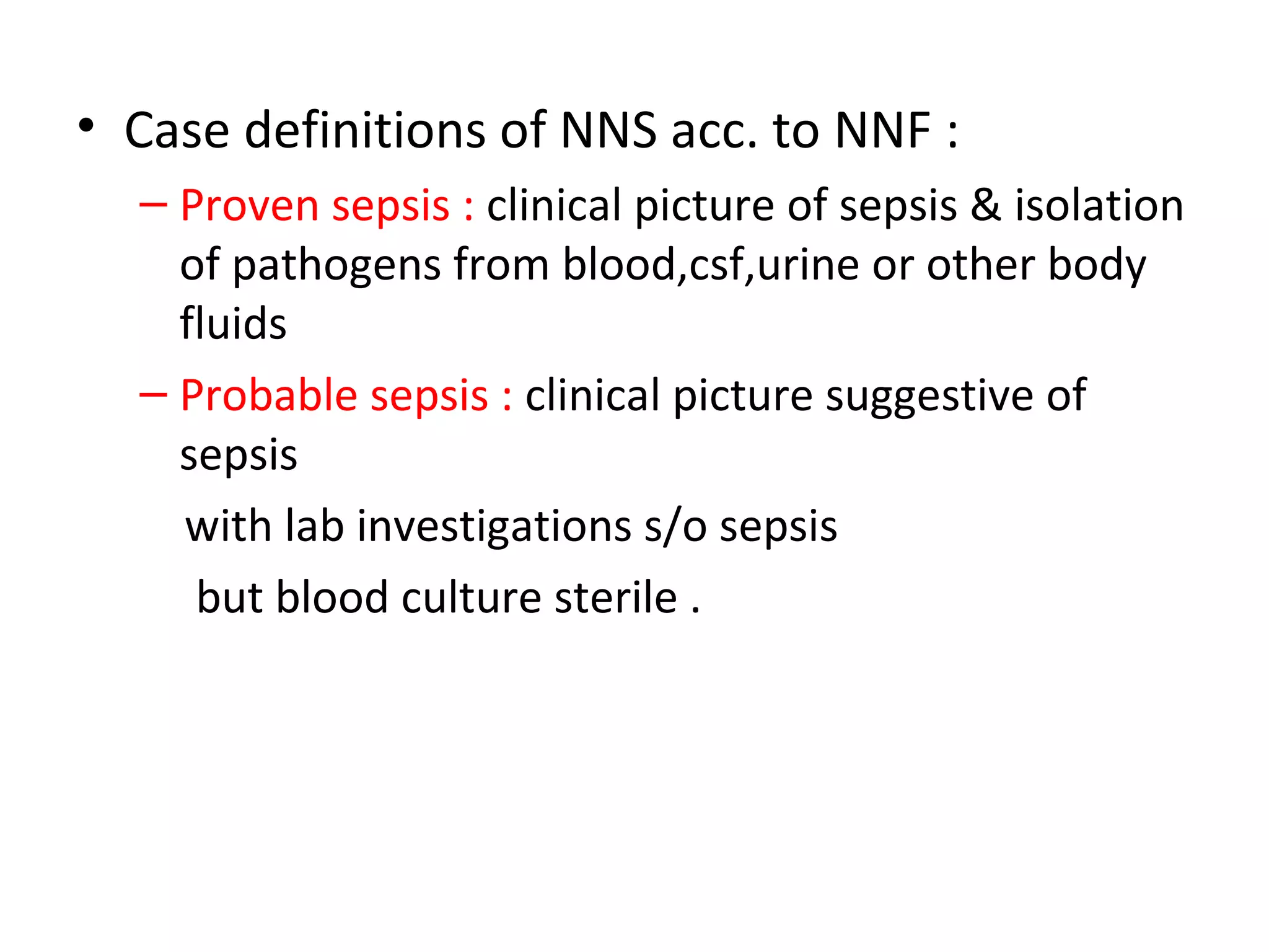 NEONATAL SEPSIS | PPT