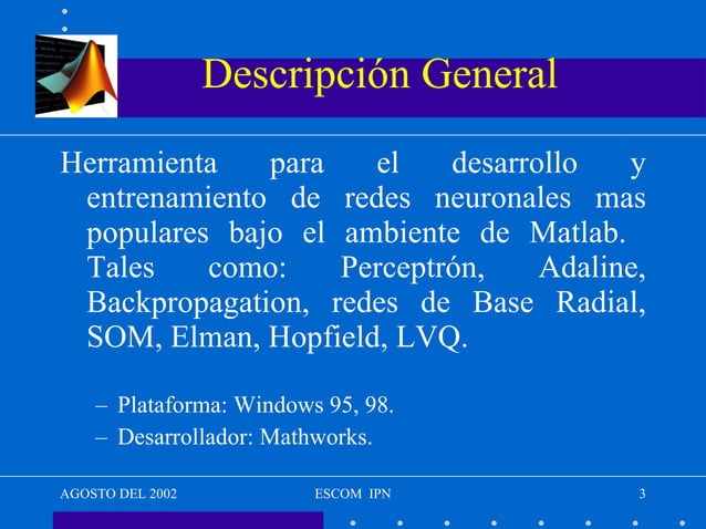 Matlab Neural Network Toolbox Matlab Ppt