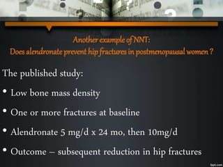 NNT: Number Needed to Treat | PPTX