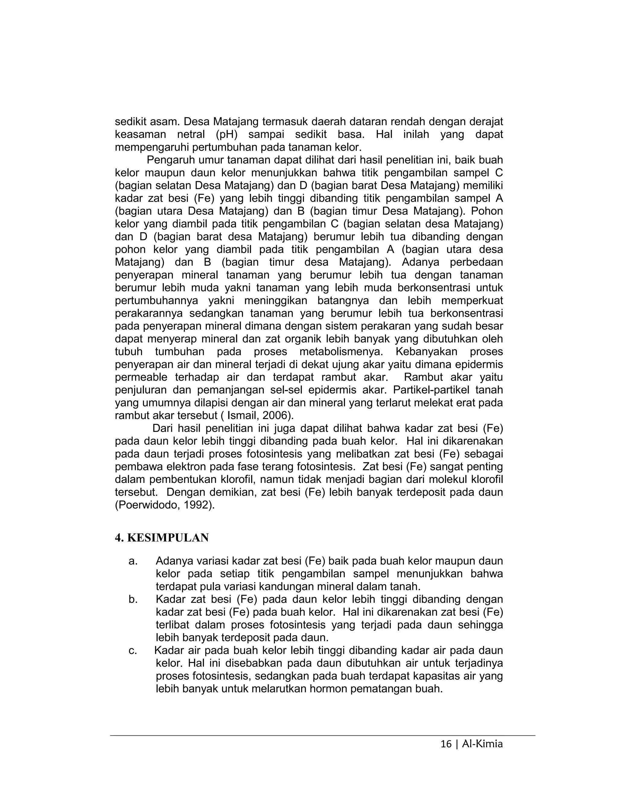 Analisis Kandungan Zat Besi pada buah kelor dan daun kelor .pdf
