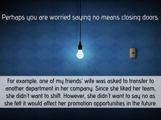 Do you have difficulty saying “NO”? | PDF