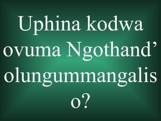 No.134 Uthando Olungummangaliso | PPT