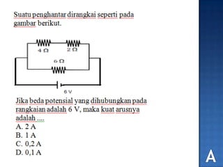 No.13 soal un 2012 fisika listrik dinamis | PDF