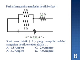 No.13 soal un 2012 fisika listrik dinamis | PDF
