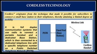 Cordless Technology | PPTX