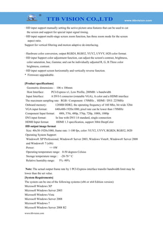 No.2 specification- www.ttbvs.com