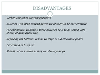 paper battery | PPTX