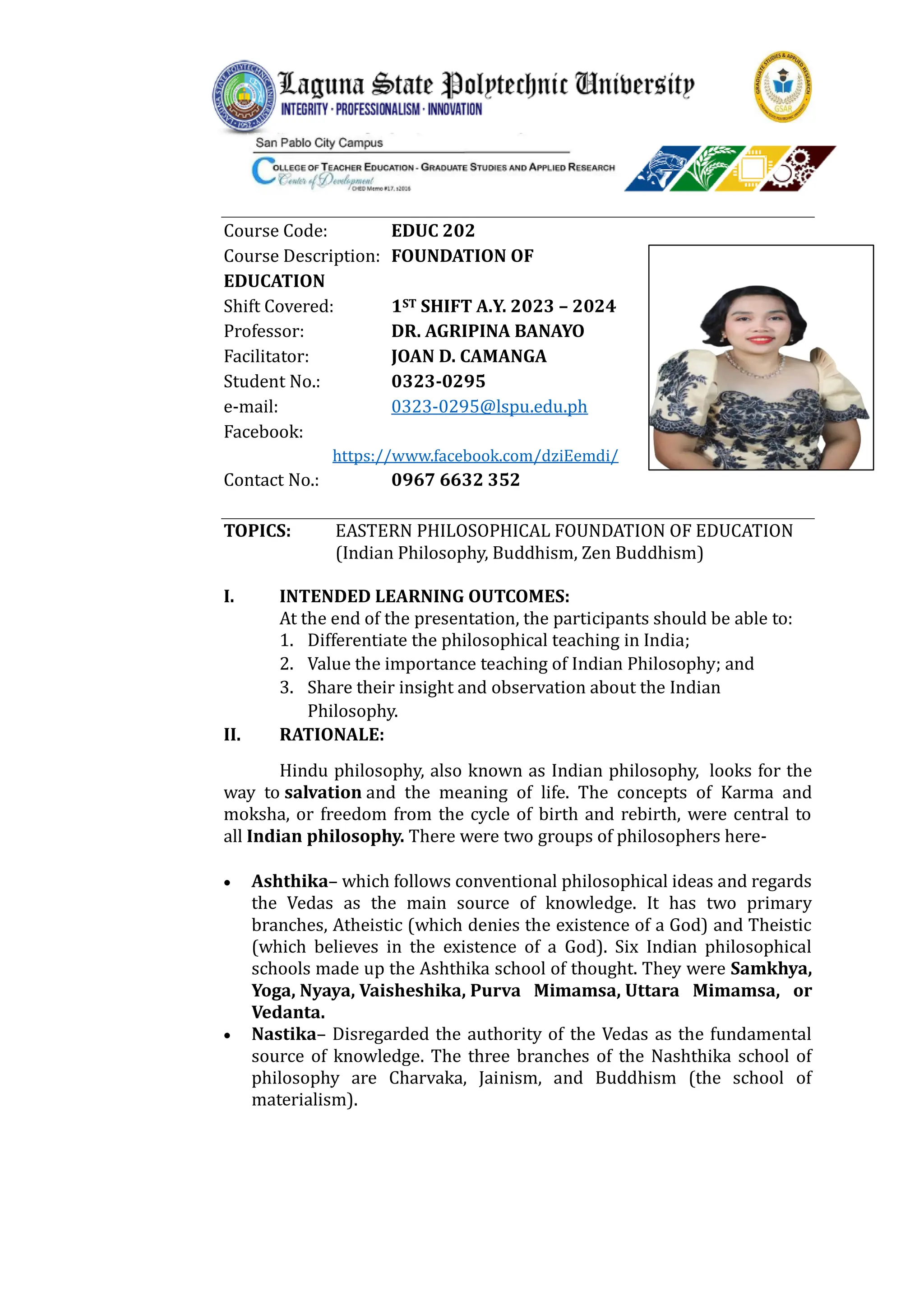 No. 20_CAMANGA_INDIAN PHILOSOPHY(BUDDHISM,ZEN BUDDHISM).pdf