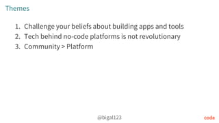 Building No-Code Tools and Applications from Spreadsheets | PPTX