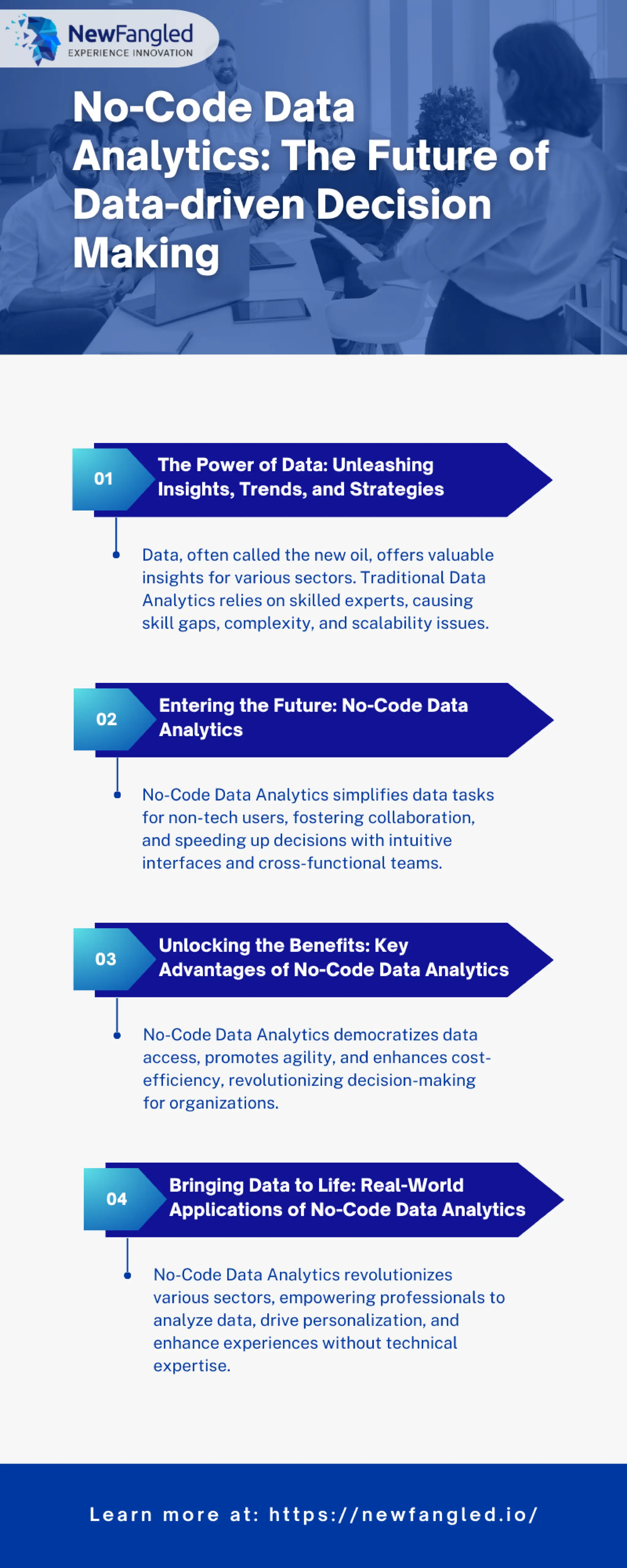 No-Code Data Analytics Infographic-NewFangled.pdf | Technology & Computing