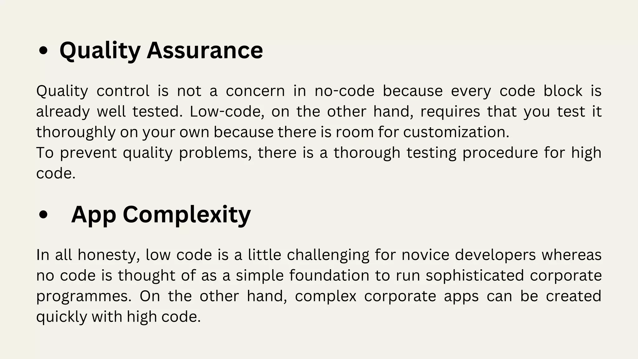 No-Code vs. Low-Code vs. High-Code | PPT