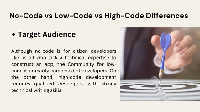 No-Code vs. Low-Code vs. High-Code | PPT