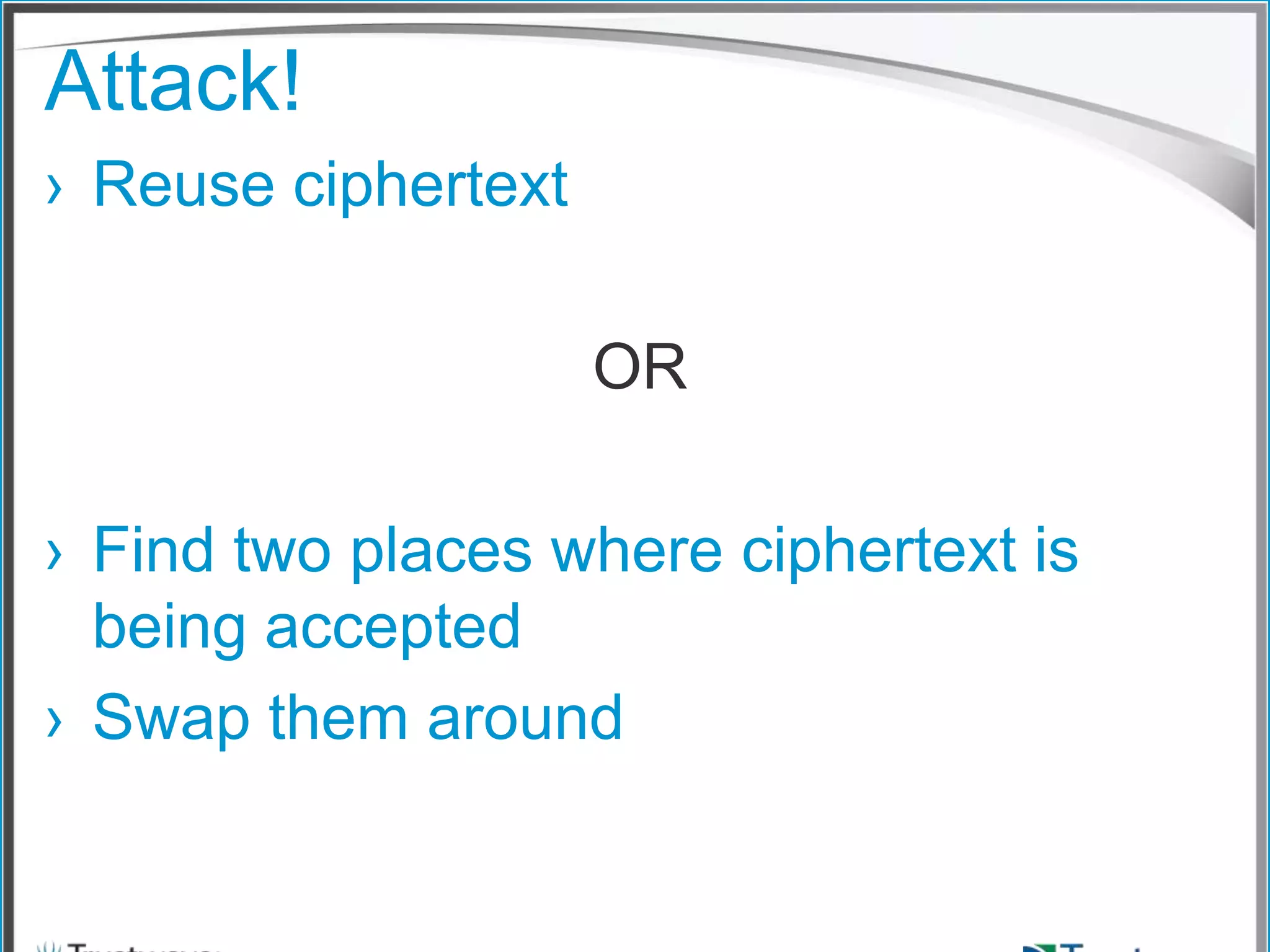 No-Knowledge Crypto Attacks | PPTX | Programming Languages | Computing