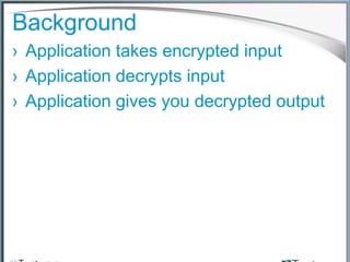 No-Knowledge Crypto Attacks | PPTX | Programming Languages | Computing