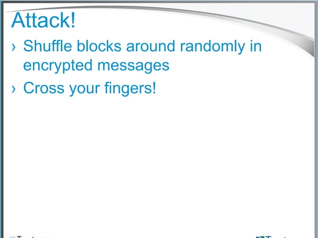 No-Knowledge Crypto Attacks | PPTX | Programming Languages | Computing