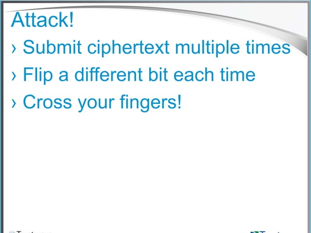 No-Knowledge Crypto Attacks | PPTX | Programming Languages | Computing