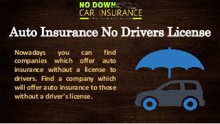 Cheap Car Insurance Without Drivers License – Know About Getting Car ...