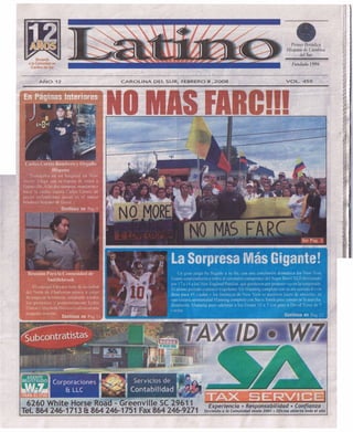 No Mas Farc Latino Feb82008 | PPT