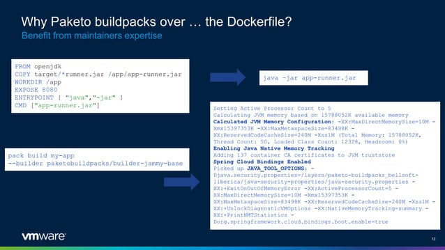 No more Dockerfiles? Buildpacks to help you ship your image! | PPT