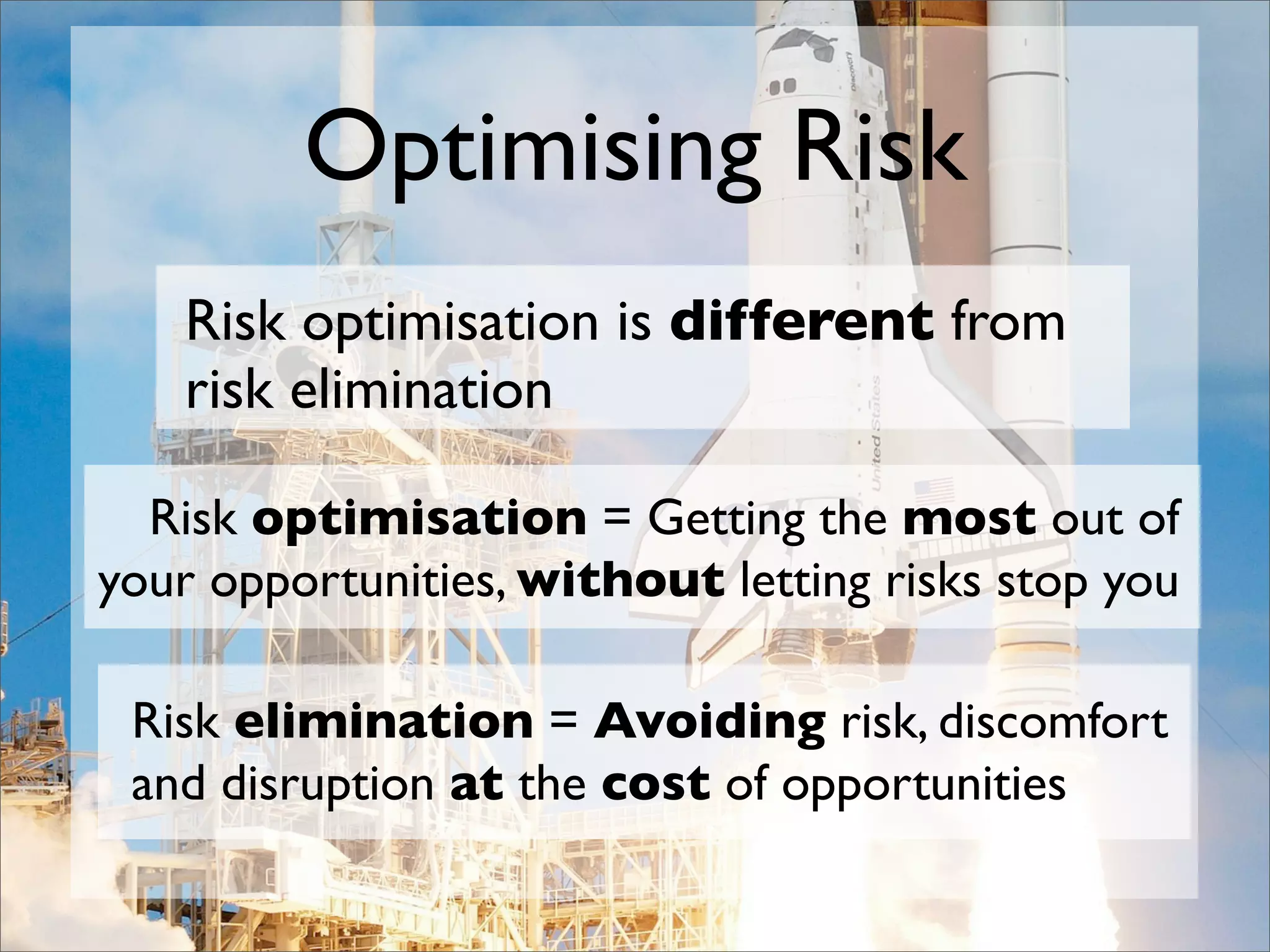 No-nonsense Risk Assessment - Part 1. What is Risk Optimisation? | PPT