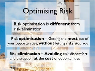 No-nonsense Risk Assessment - Part 1. What is Risk Optimisation? | PPT ...