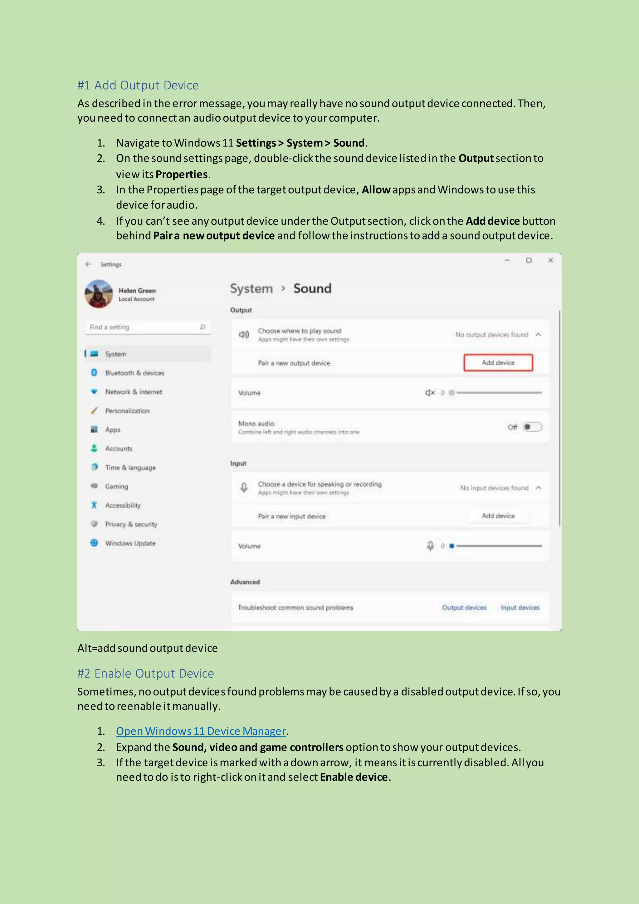 no output input devices found | PDF