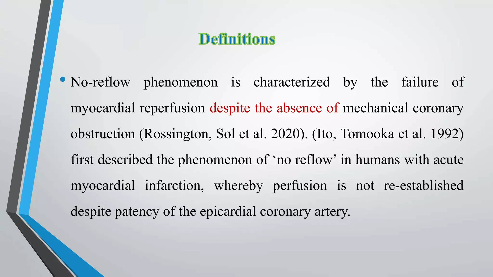 No-reflow phenomenon | PPTX