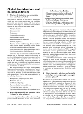 No 107 induction of labor acog 2009 | PDF