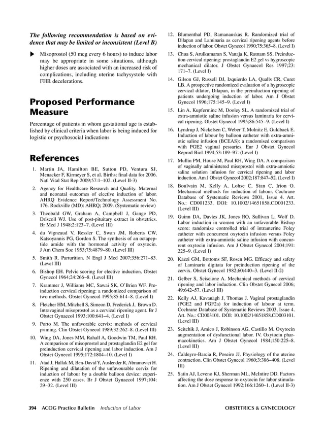 No 107 induction of labor acog 2009 | PDF