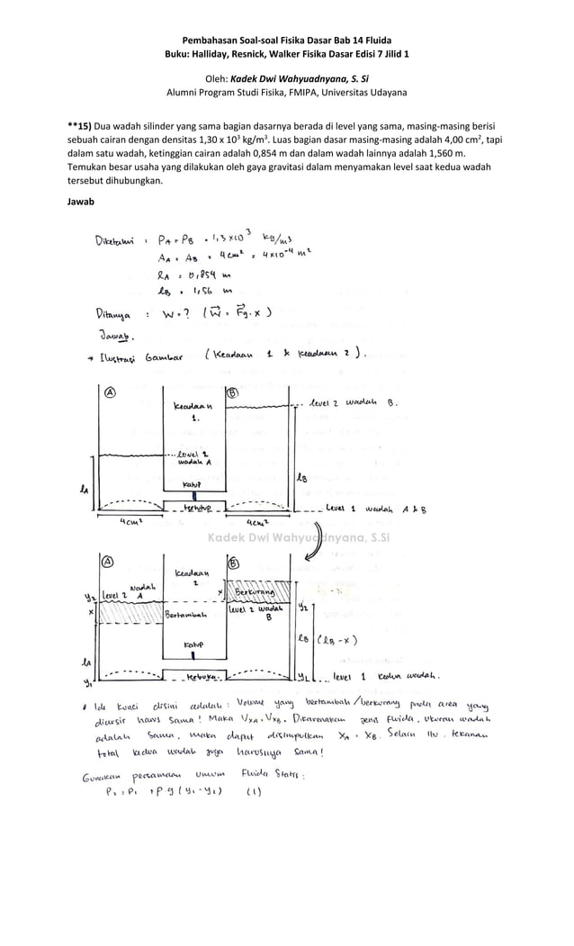 Pembahasan Buku Fisika Dasar Halliday Resnick Walker Edisi 7 Jilid 1 | PDF
