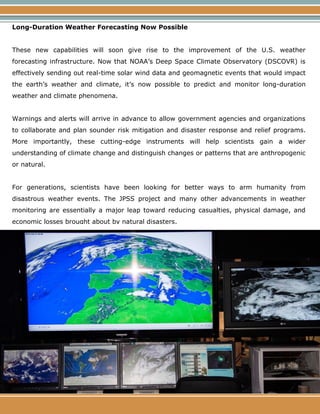 NOAA and NASA Launch New Polar Satellite for Next-Gen Weather ...
