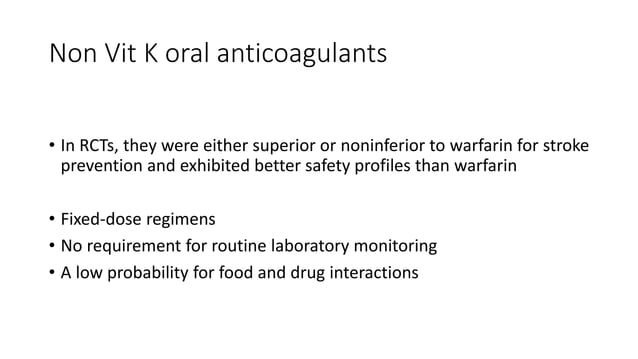 Newer Oral Anticoagulant in Chronic Kidney Disease | PPT
