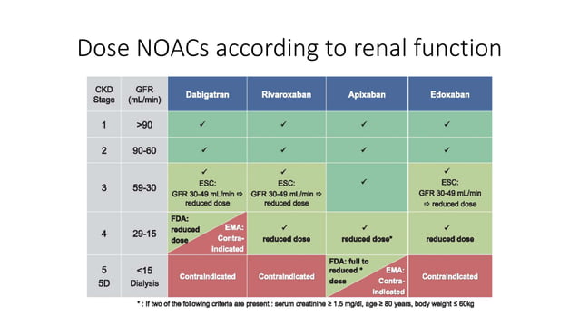 Newer Oral Anticoagulant in Chronic Kidney Disease