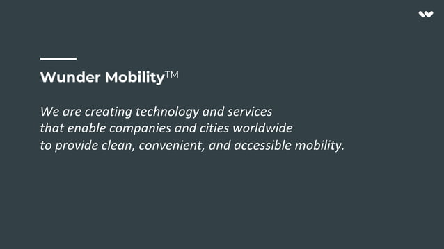Wunder Mobility - NOAH19 Berlin | PPT