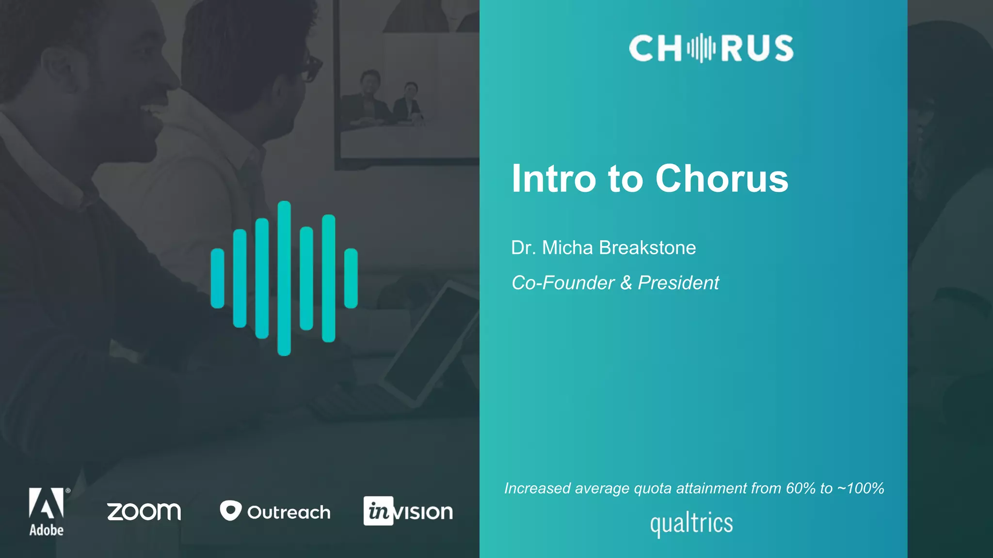 Chorus.ai - NOAH19 Tel Aviv | PPT