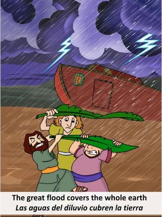Noah and the Flood: Flashcards for Little Children - Noé y el diluvio ...