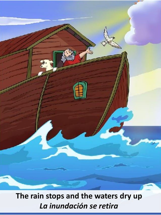 Noah and the Flood: Flashcards for Little Children - Noé y el diluvio ...