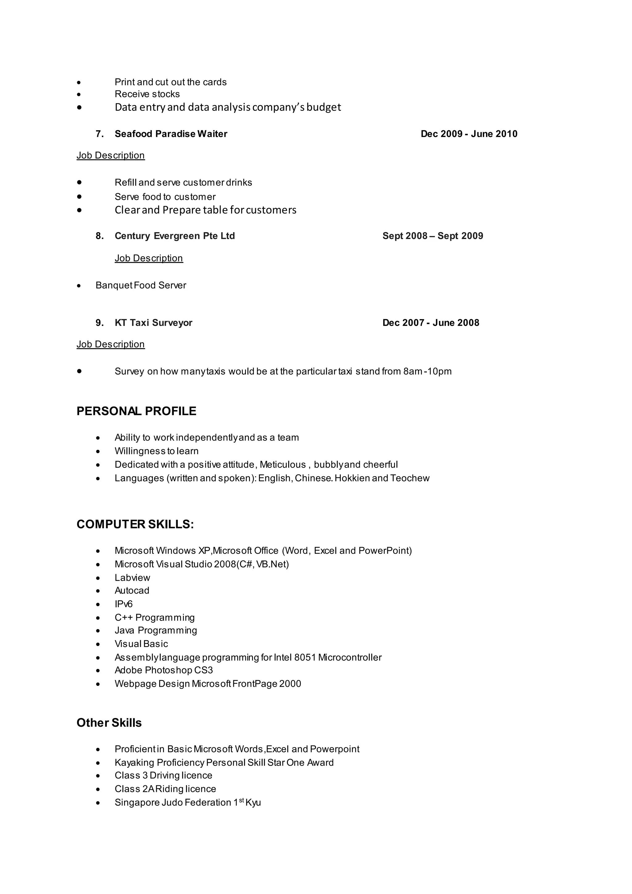 Noah resume | PDF