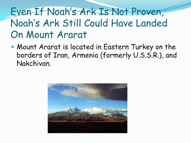 Noah's ark | PPTX