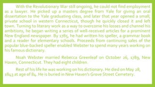 Noah webster | PPT