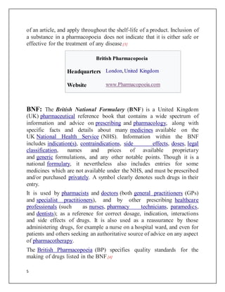 Drug Standards | DOCX