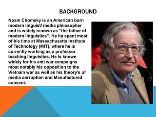 Noam chomsky | PPT