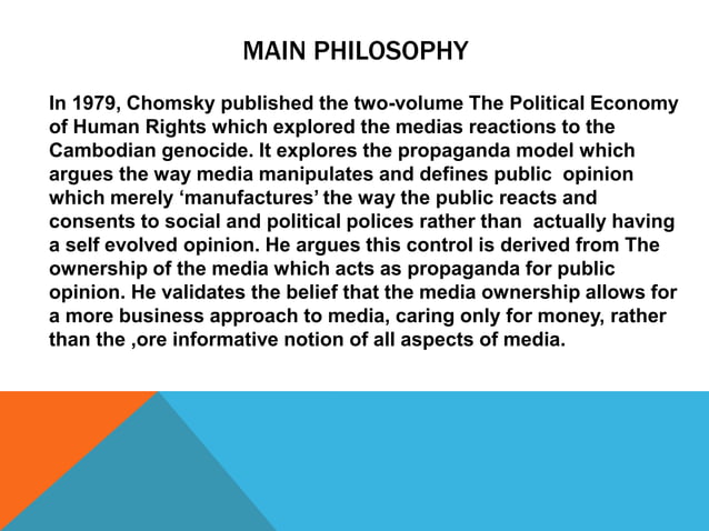 Noam chomsky | PPT